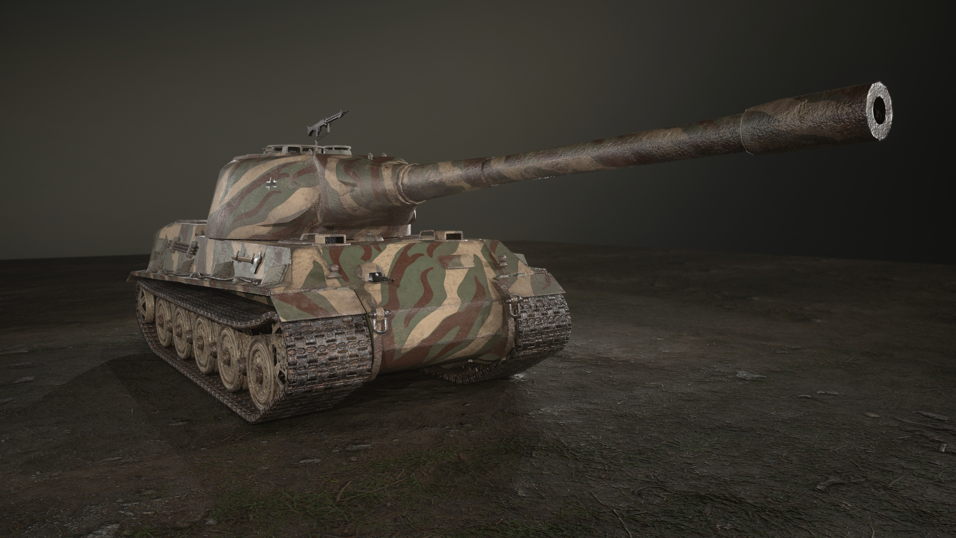 German panzer vii lowe model - TurboSquid 1426139