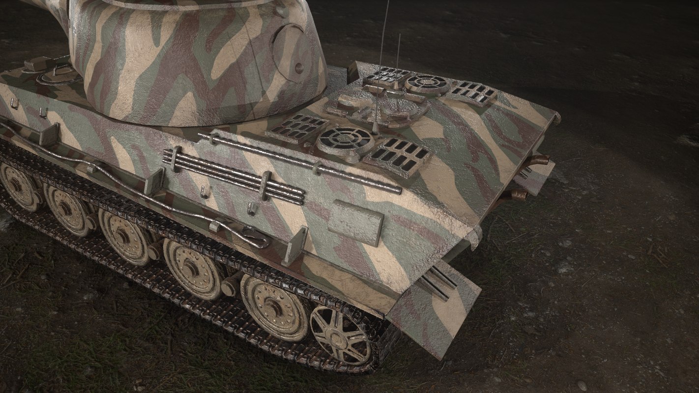 German panzer vii lowe model - TurboSquid 1426139