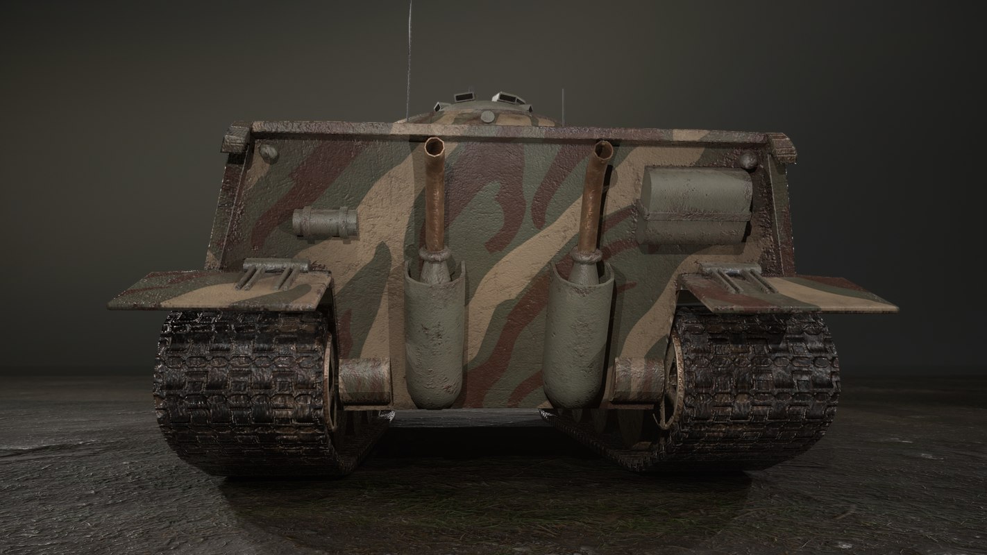 German panzer vii lowe model - TurboSquid 1426139