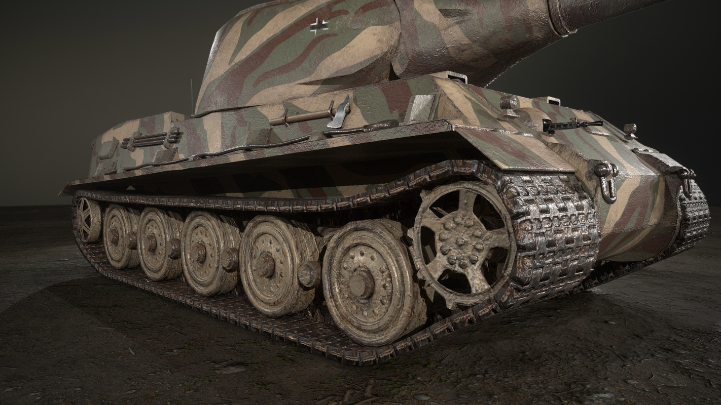 German panzer vii lowe model - TurboSquid 1426139