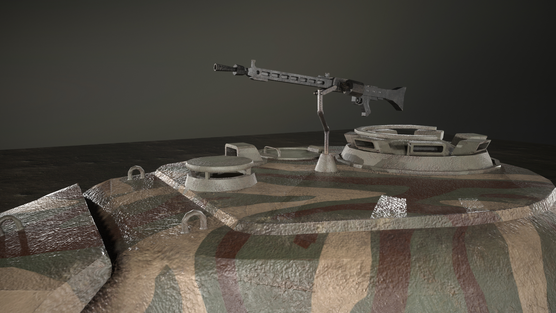 German panzer vii lowe model - TurboSquid 1426139