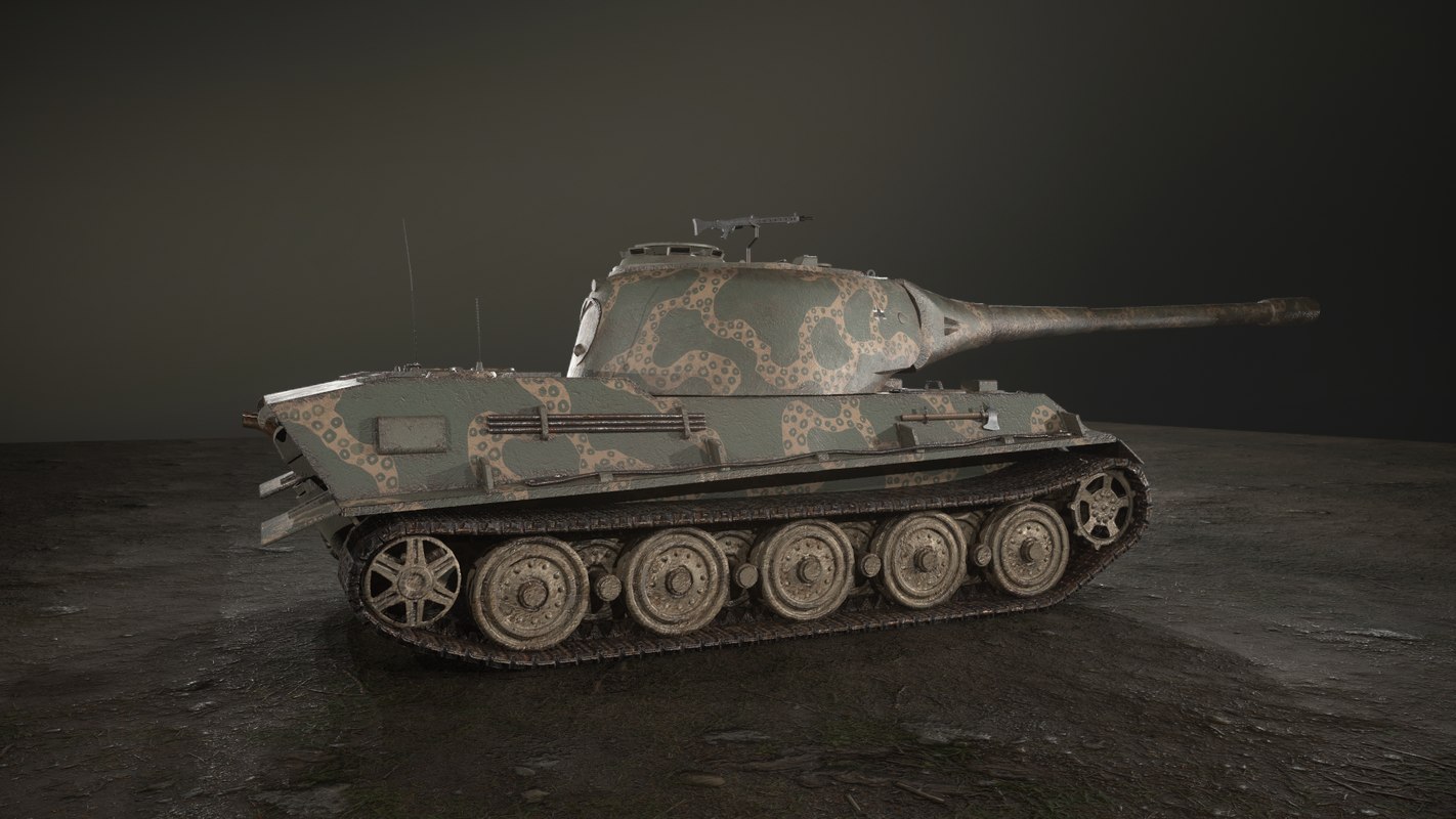 German panzer vii lowe model - TurboSquid 1426139