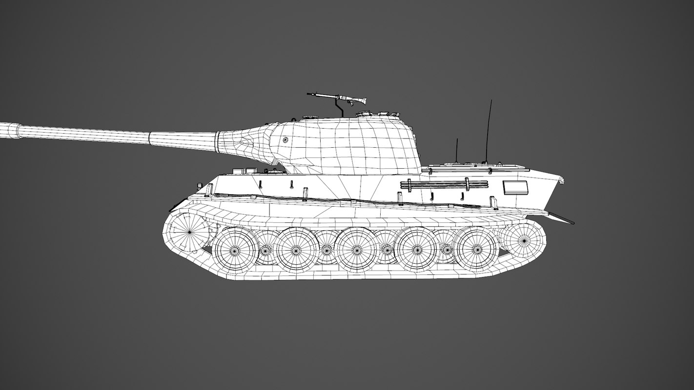 German panzer vii lowe model - TurboSquid 1426139