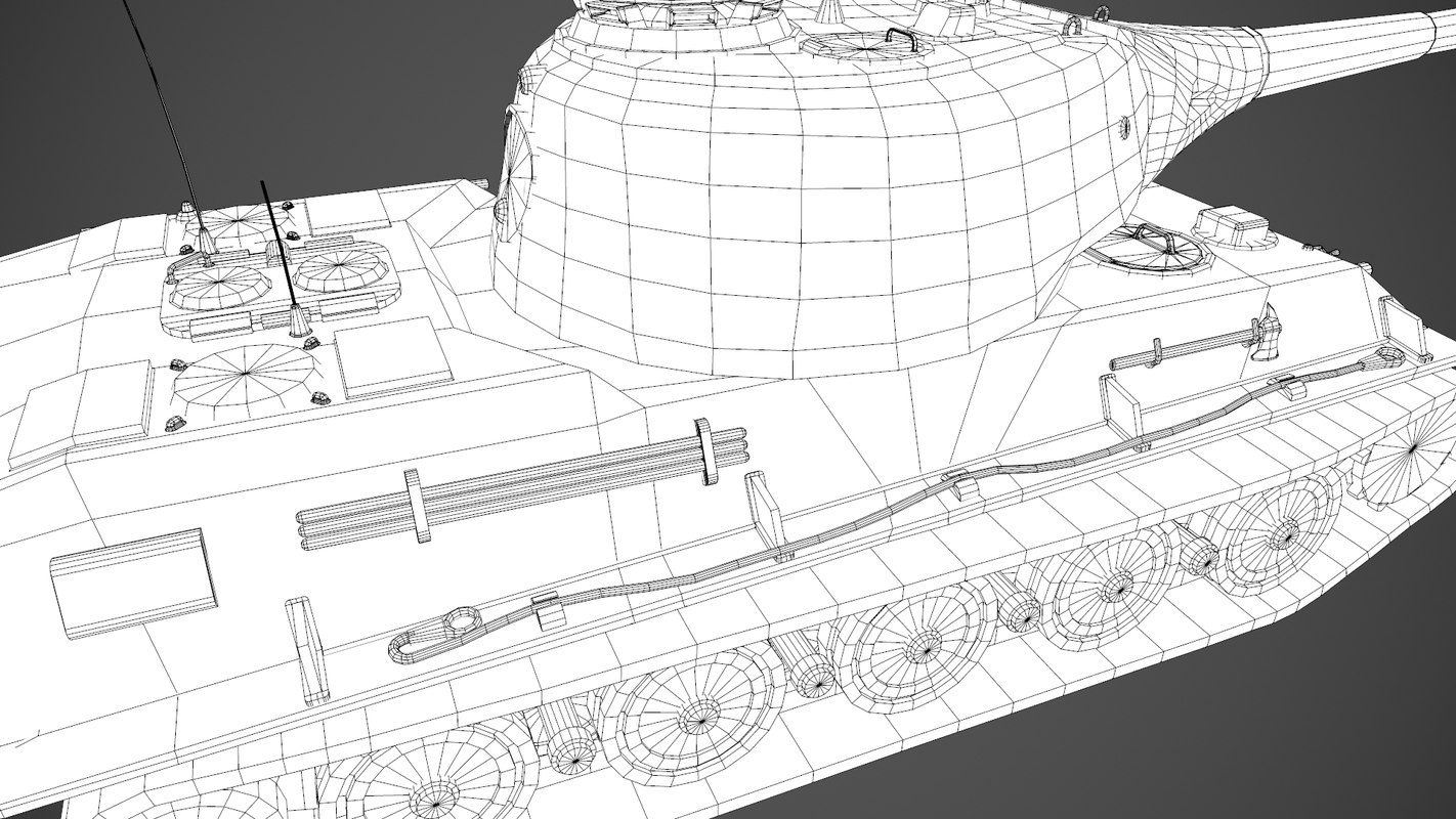 German panzer vii lowe model - TurboSquid 1426139