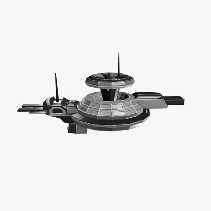 Sci-fi space observatory 3D - TurboSquid 1421922