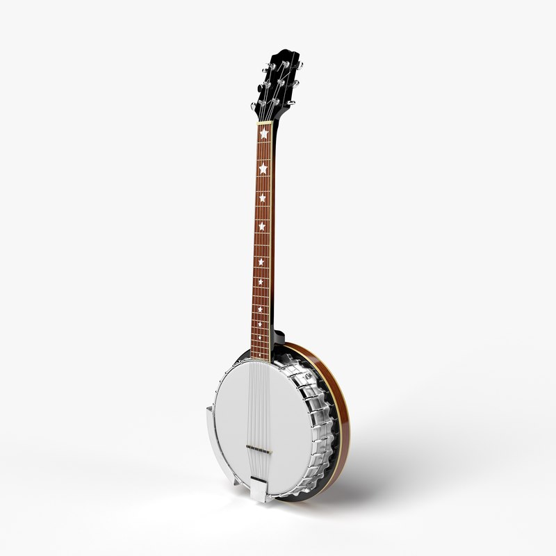3D banjo instrument music model - TurboSquid 1421920