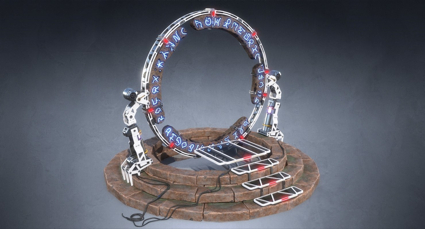 3D ancient teleport - TurboSquid 1421953