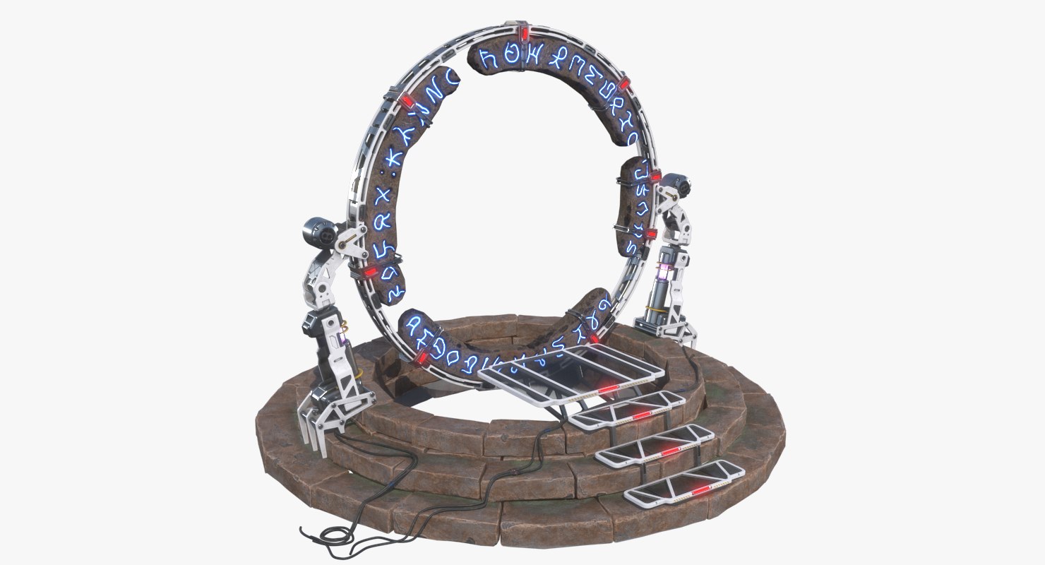 3D ancient teleport - TurboSquid 1421953