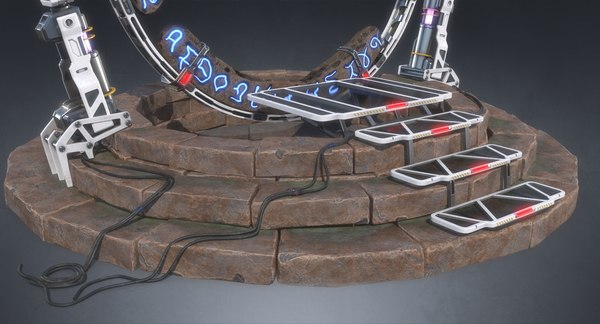 3D ancient teleport - TurboSquid 1421953