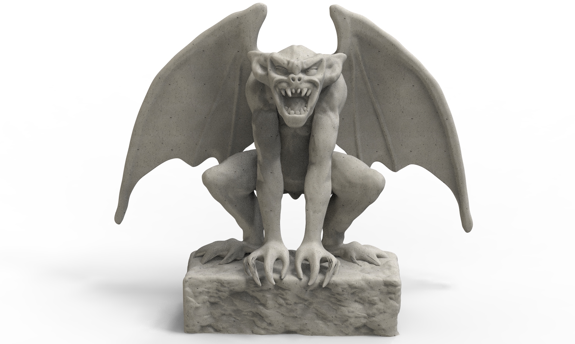 Gargoyle monster creature 3D model - TurboSquid 1421961
