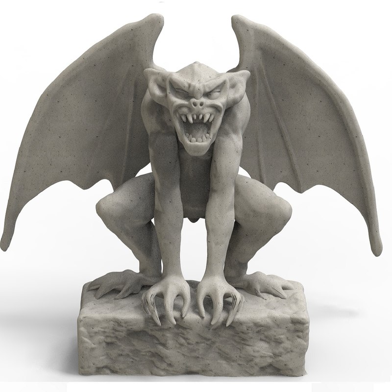 Gargoyle monster creature 3D model - TurboSquid 1421961
