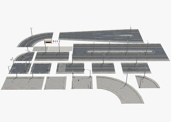 old street lamp light obj