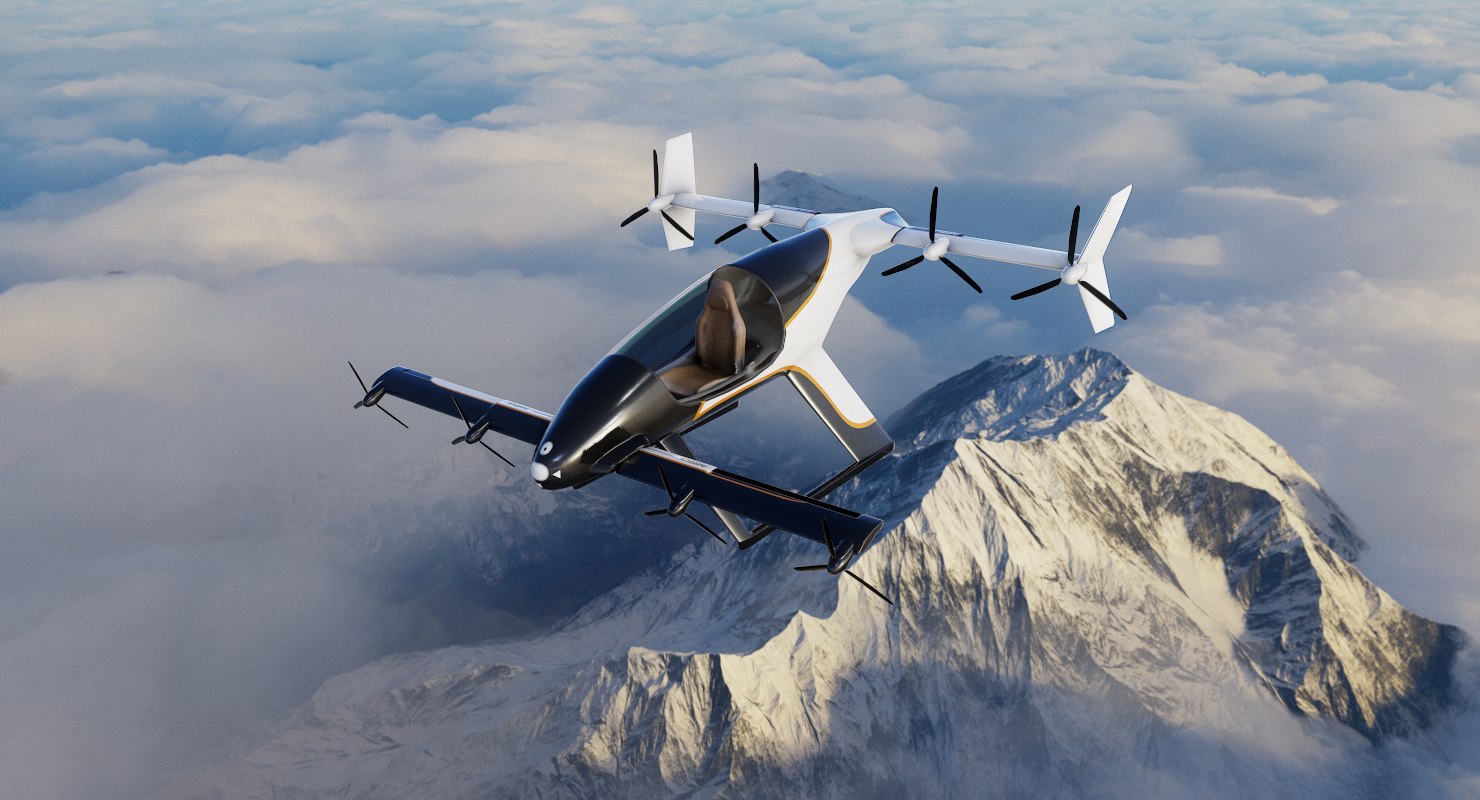 Flying taxi airbus vahana 3D model - TurboSquid 1422056 Flying taxi airbus vahana 3D model - TurboSquid 1422056