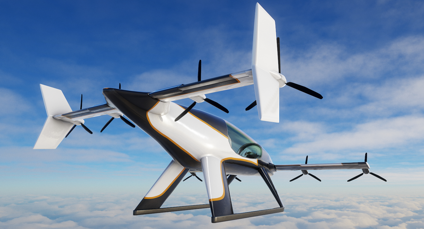 Flying taxi airbus vahana 3D model - TurboSquid 1422056 Flying taxi airbus vahana 3D model - TurboSquid 1422056