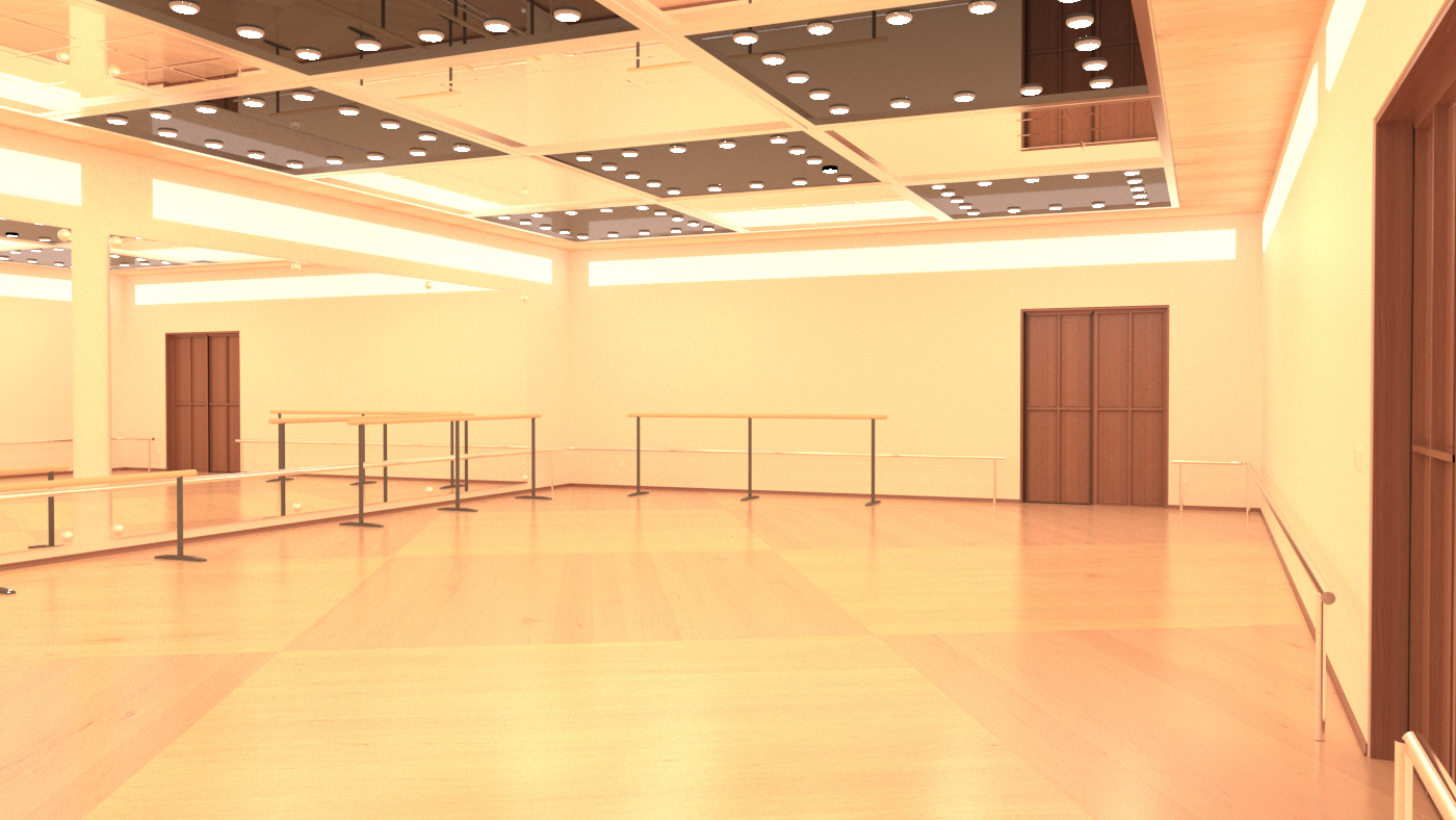 modèle 3D de Salle de chorégraphie - TurboSquid 1422114