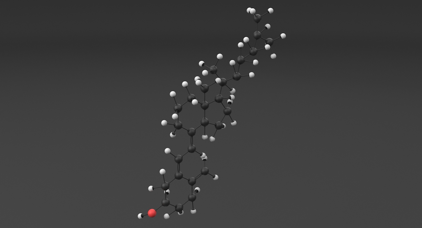 3D vitamin d molecule model - TurboSquid 1422200