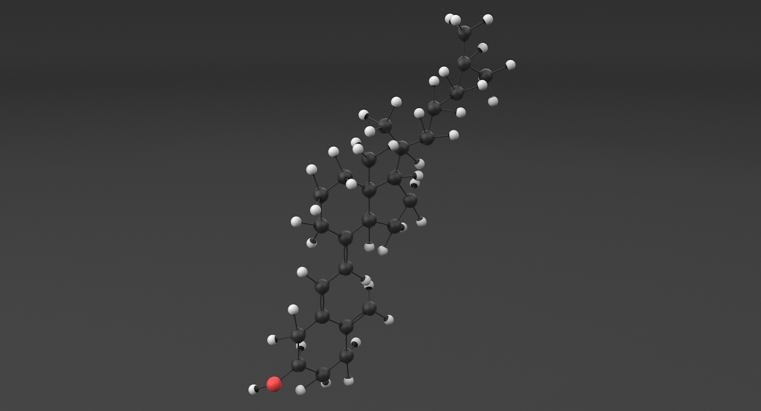 3D vitamin d molecule model - TurboSquid 1422200