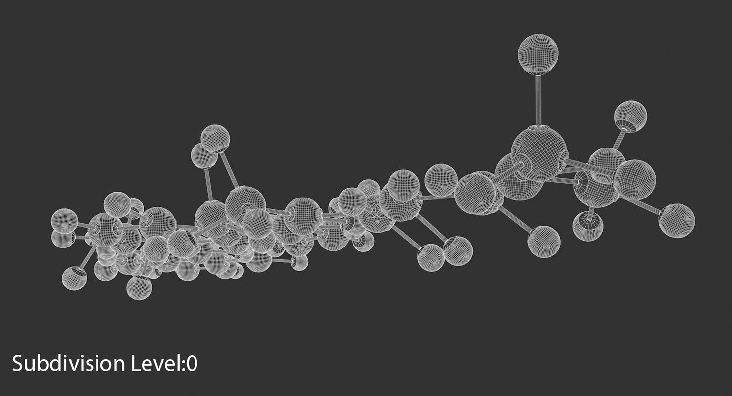 3D vitamin d molecule model - TurboSquid 1422200