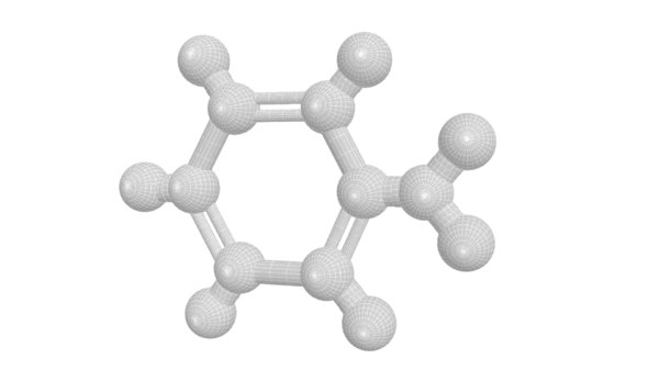 3D c6h5nh2 molecule aniline - TurboSquid 1422230