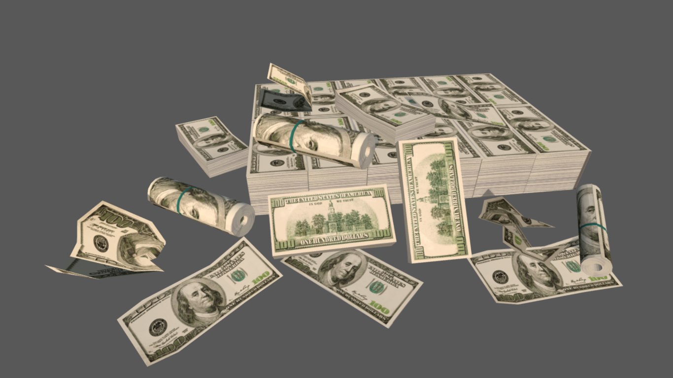 Money pack 3D model - TurboSquid 1422264