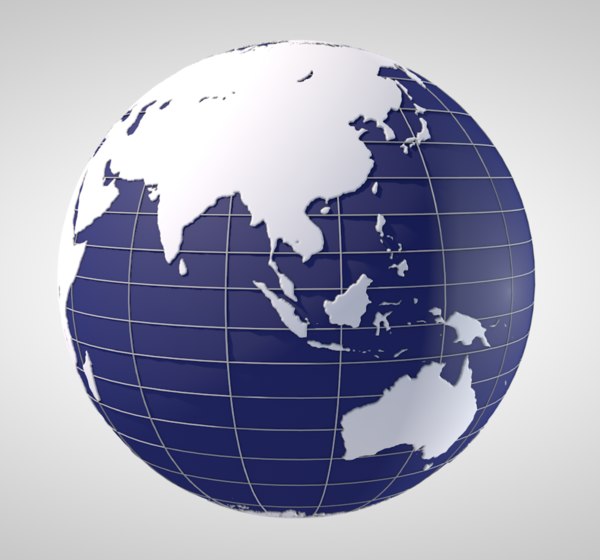 Globus 3D-Modell - TurboSquid 1422256