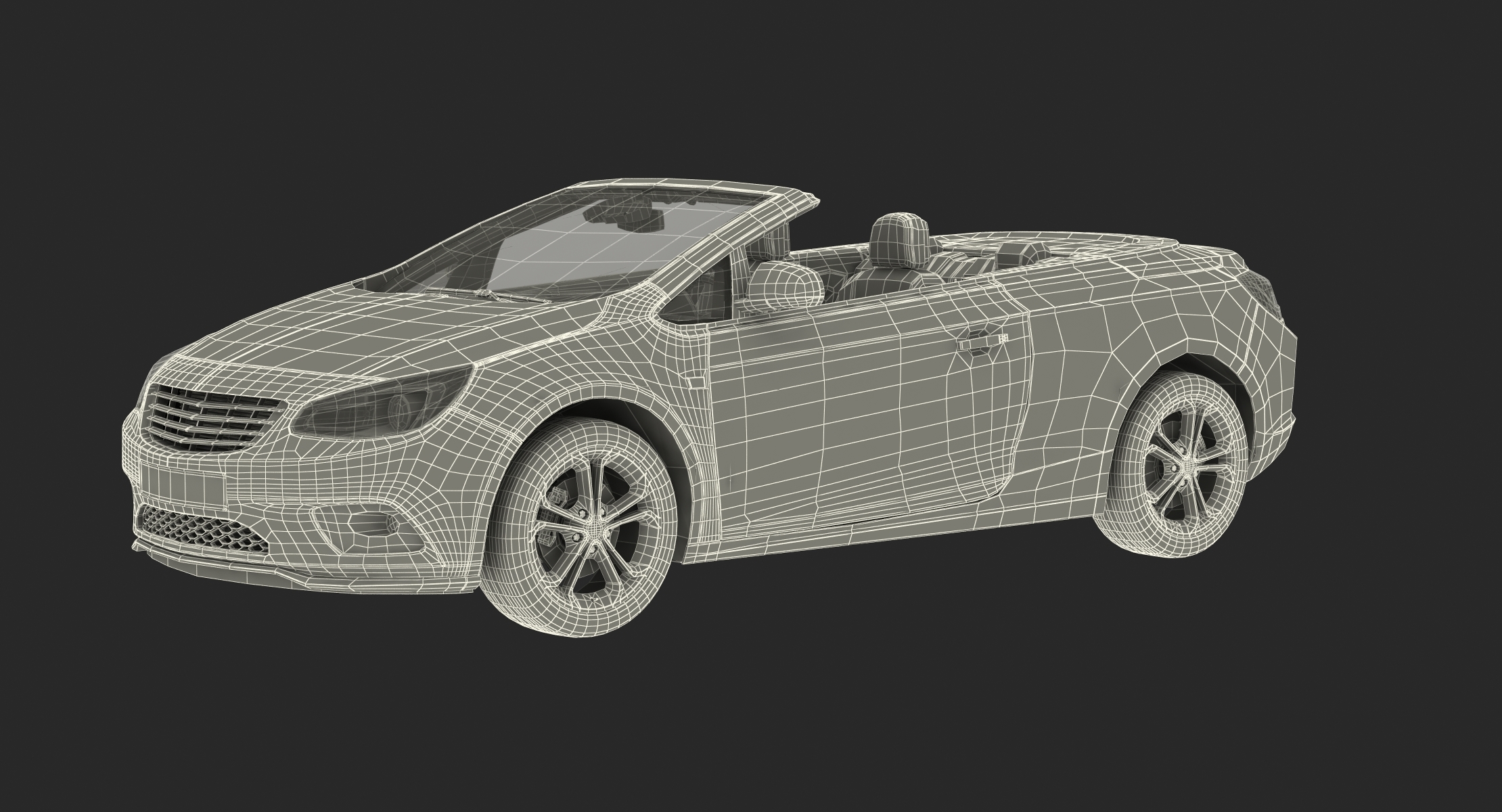 3D model cabriolet generic - TurboSquid 1422524