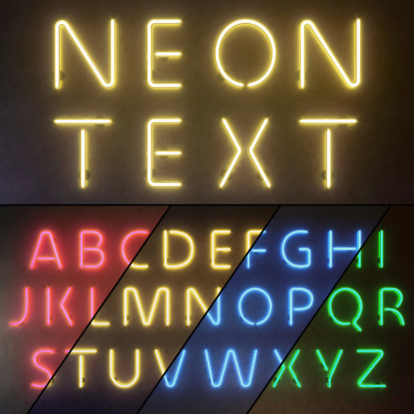 Neon Light 3D Models for Download | TurboSquid