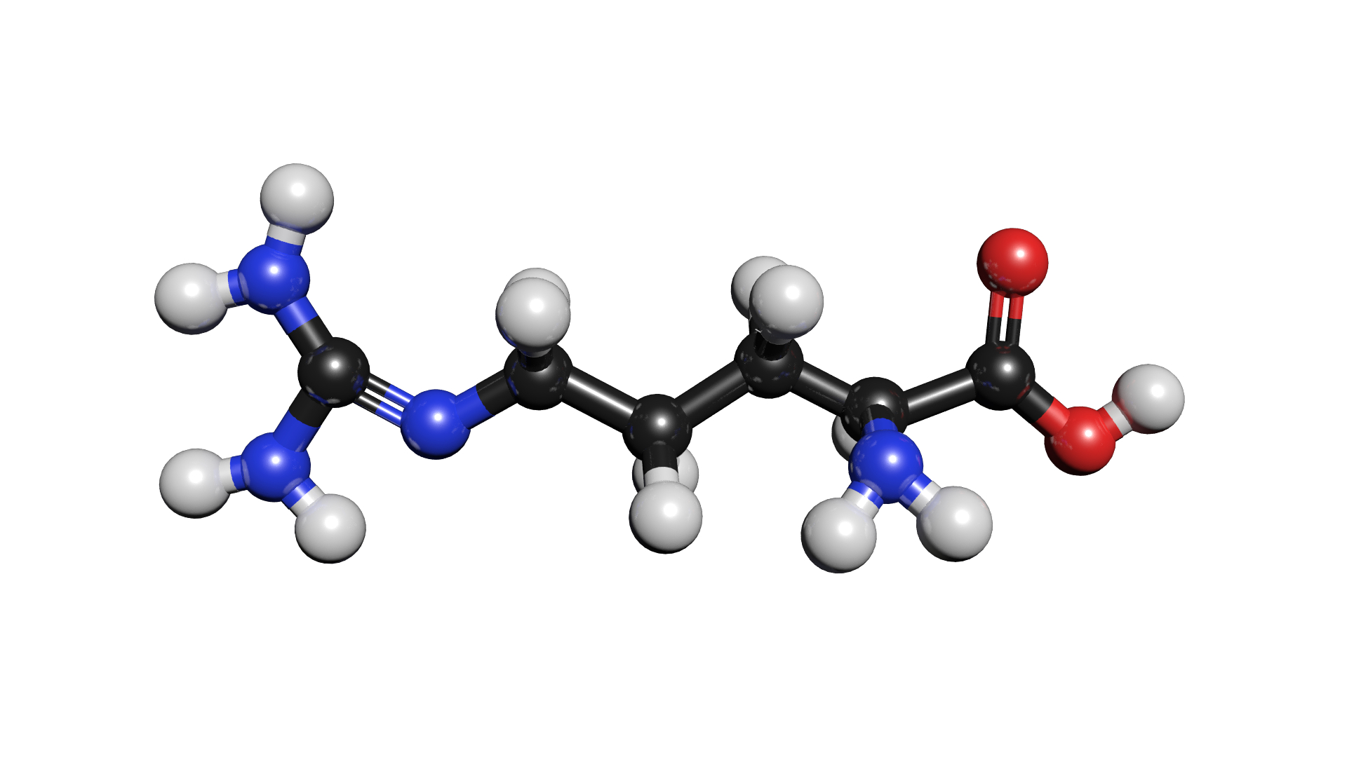 C6h14n4o2 molecule arginine model - TurboSquid 1422485