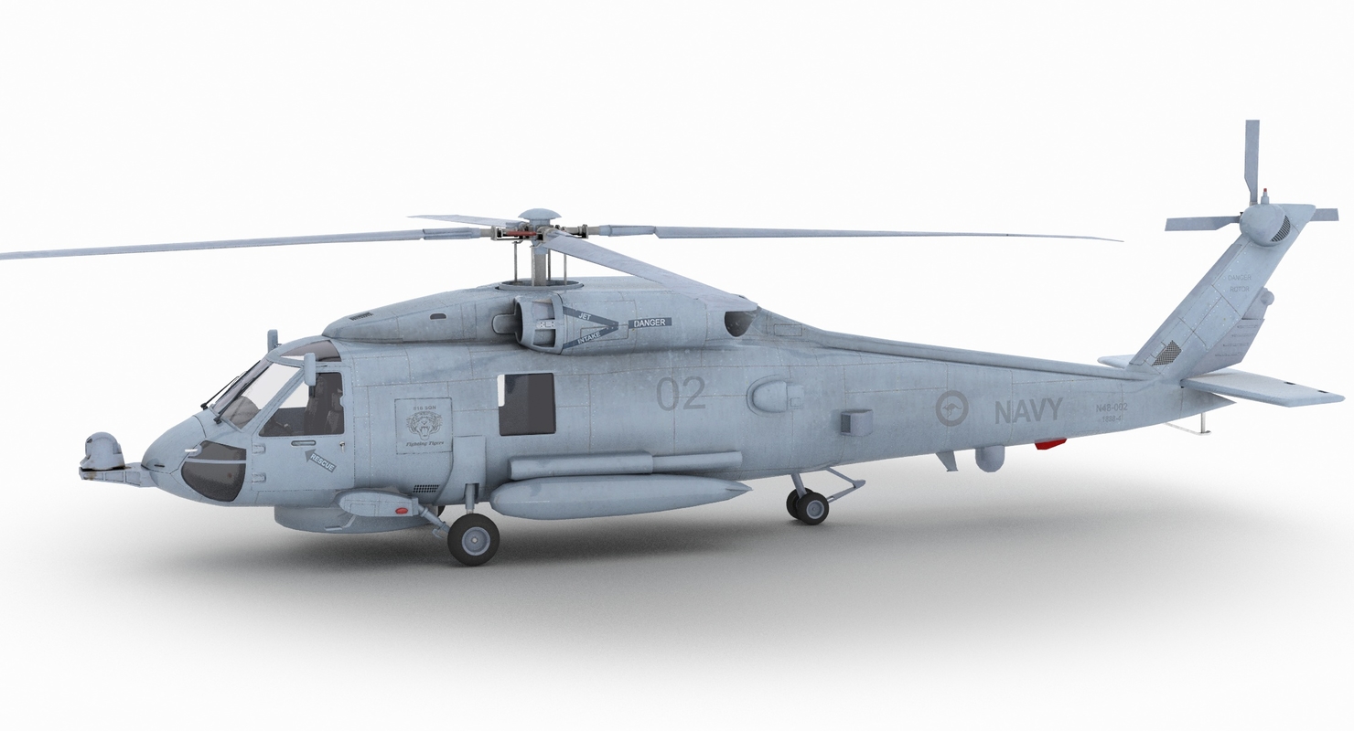 3D seahawk helicopter australian navy - TurboSquid 1422086