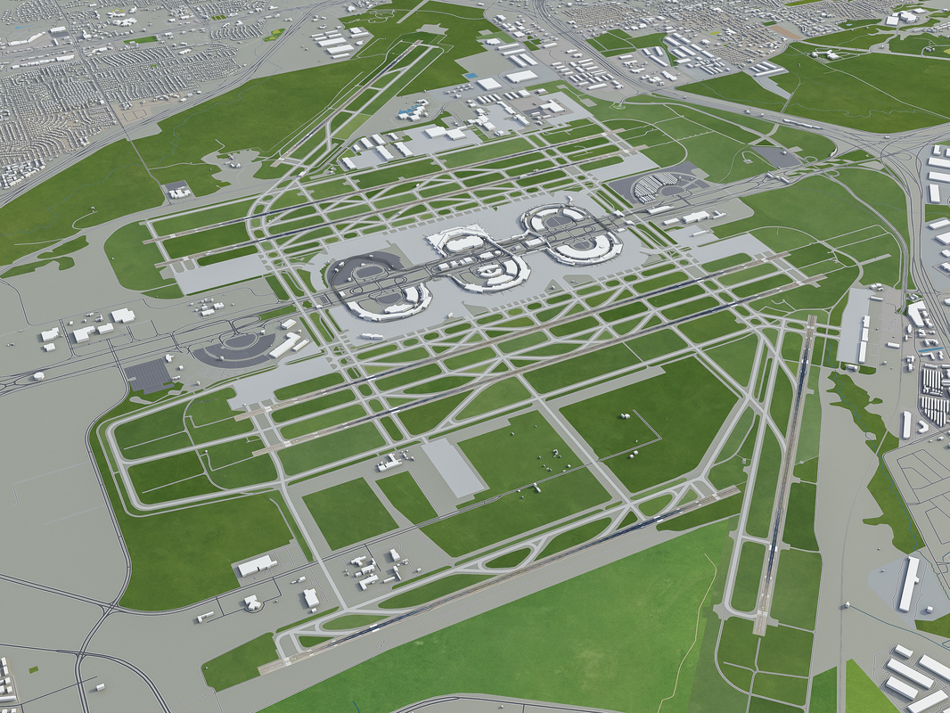 3D dallas city town model - TurboSquid 1334282