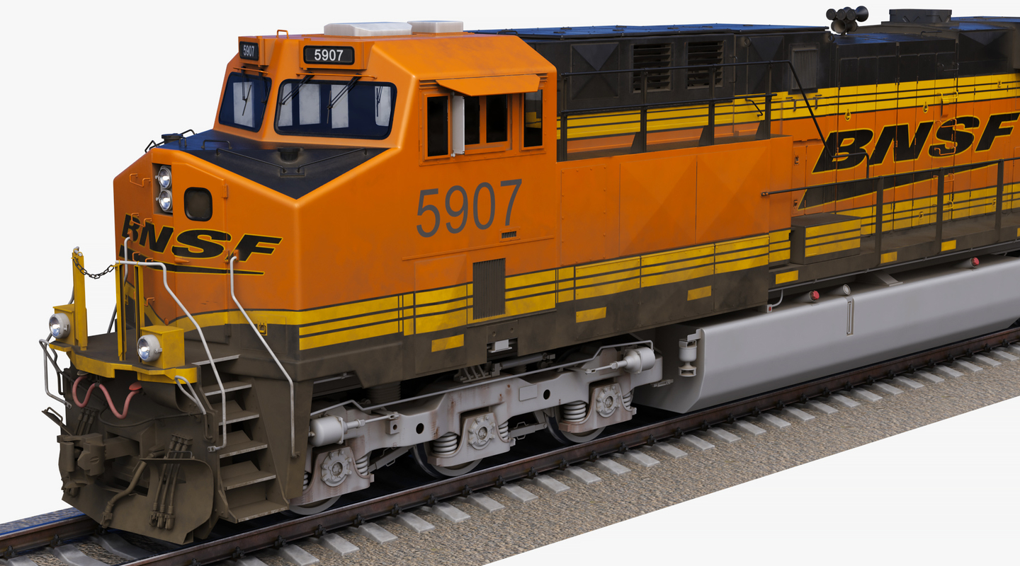 Locomotive ge es44ac bnsf 3D model - TurboSquid 1422784