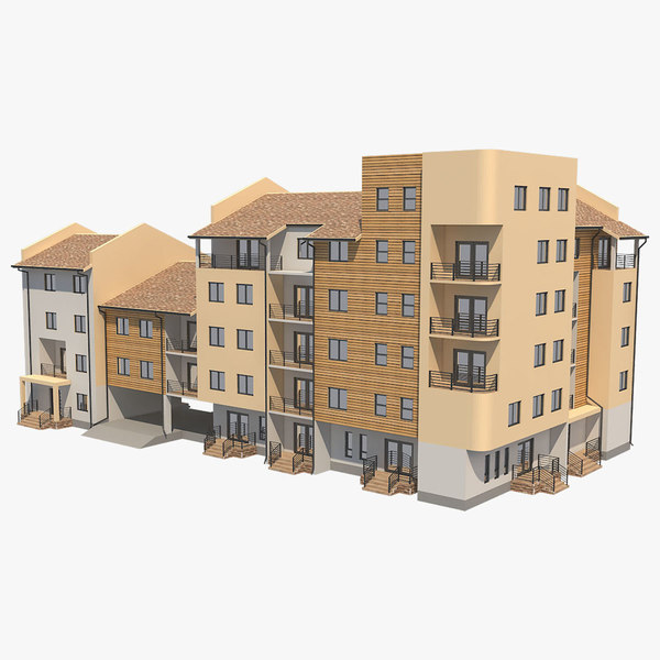 residential building 3d max