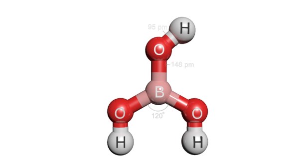 H3bo3 boric acid 3D - TurboSquid 1422931