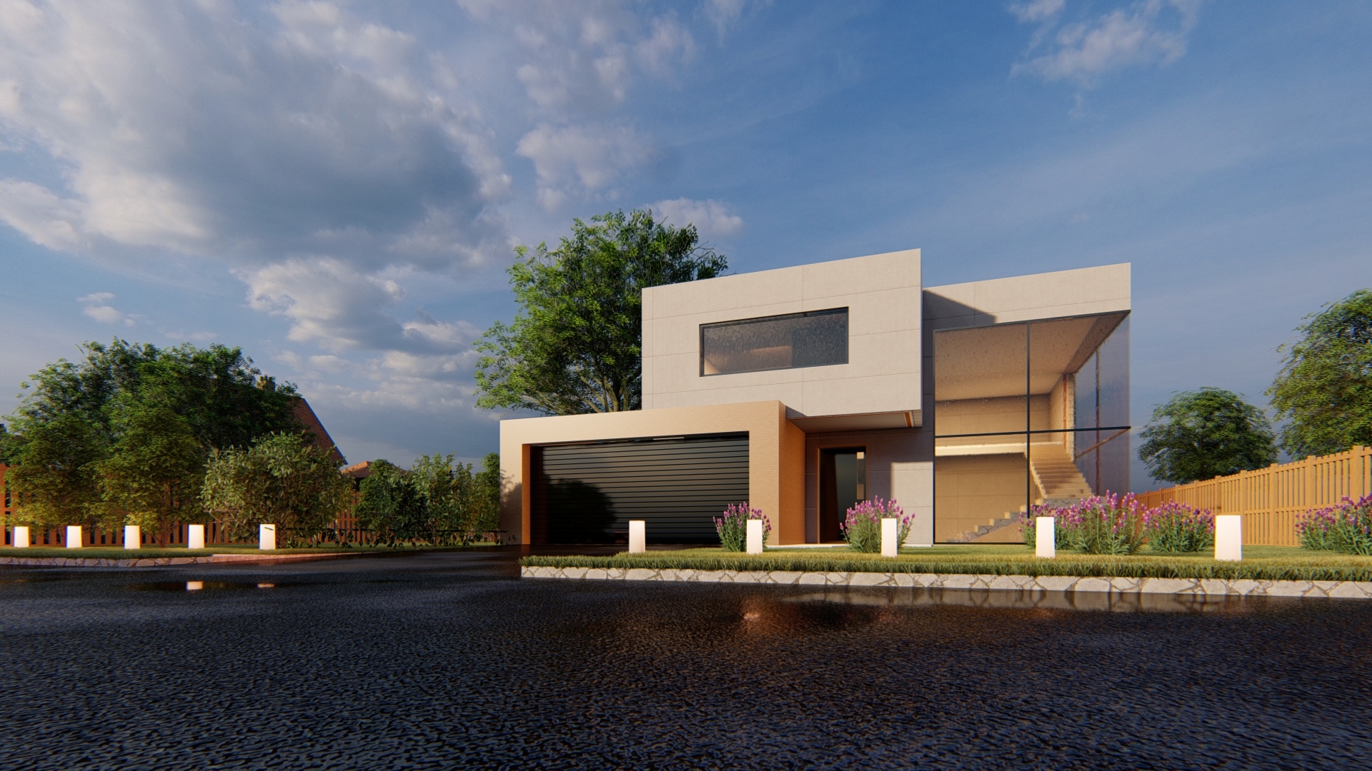 Exterior design house 3D model - TurboSquid 1422972