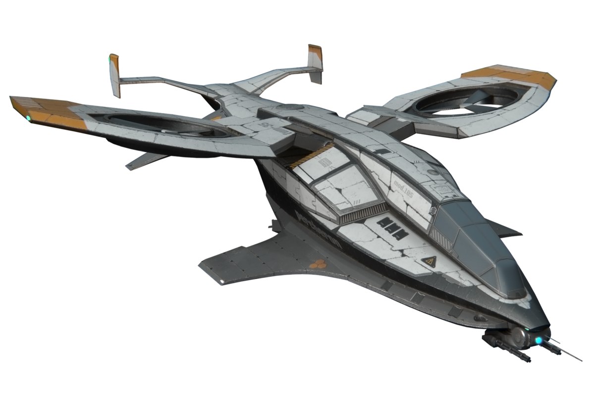 Sci fi dropship 3D model - TurboSquid 1423295