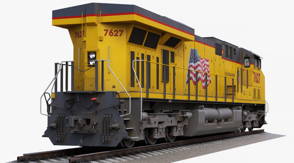 Locomotive ge es44ac union pacific 3D model - TurboSquid 1423025