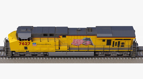 Locomotive ge es44ac union pacific 3D model - TurboSquid 1423025