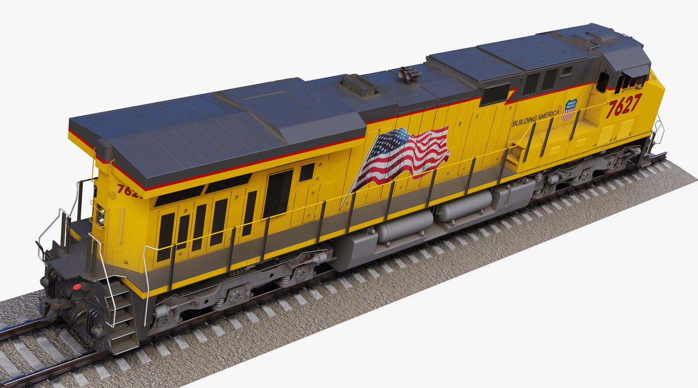 Locomotive ge es44ac union pacific 3D - TurboSquid 1423031