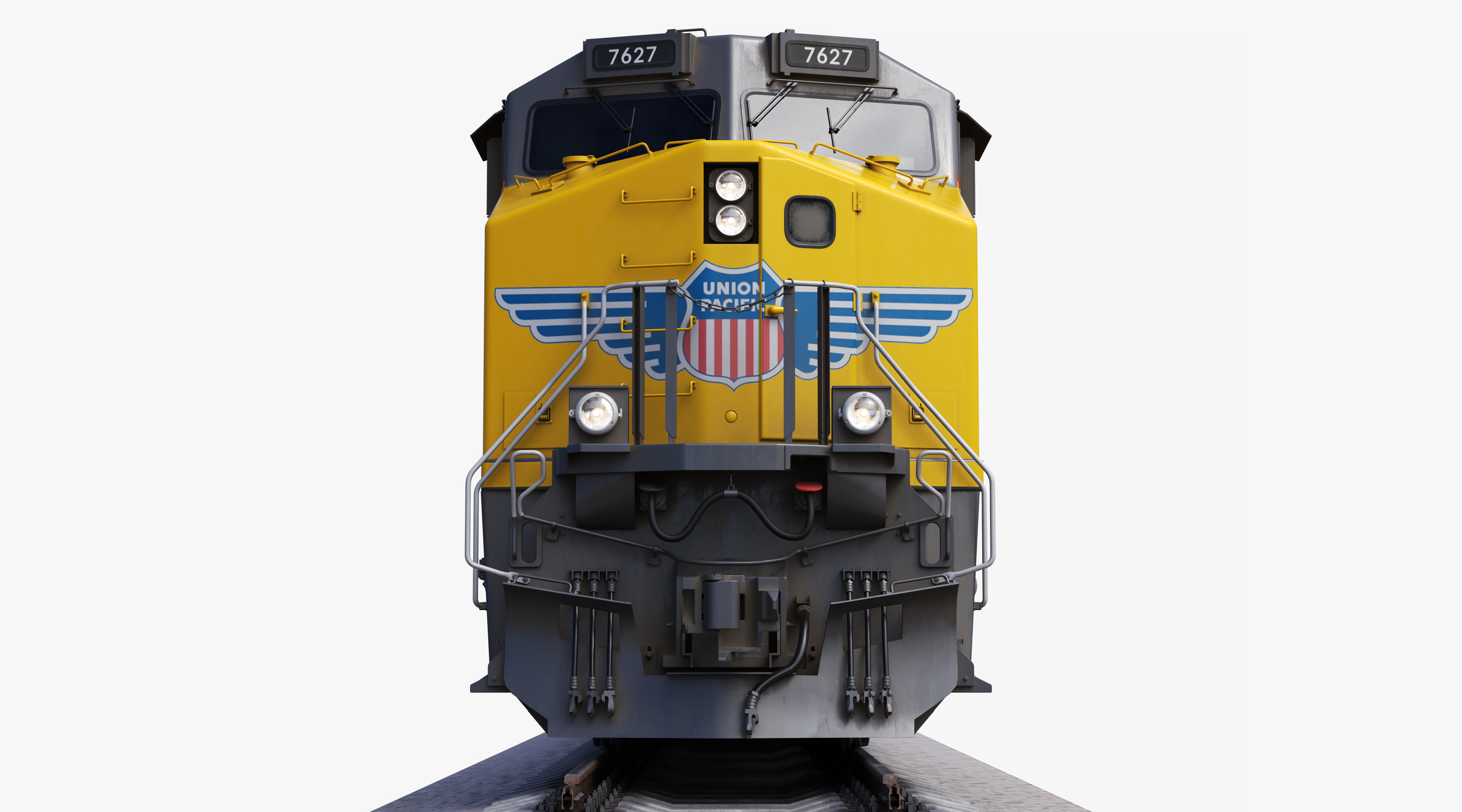 Locomotive ge es44ac union pacific 3D model - TurboSquid 1423025