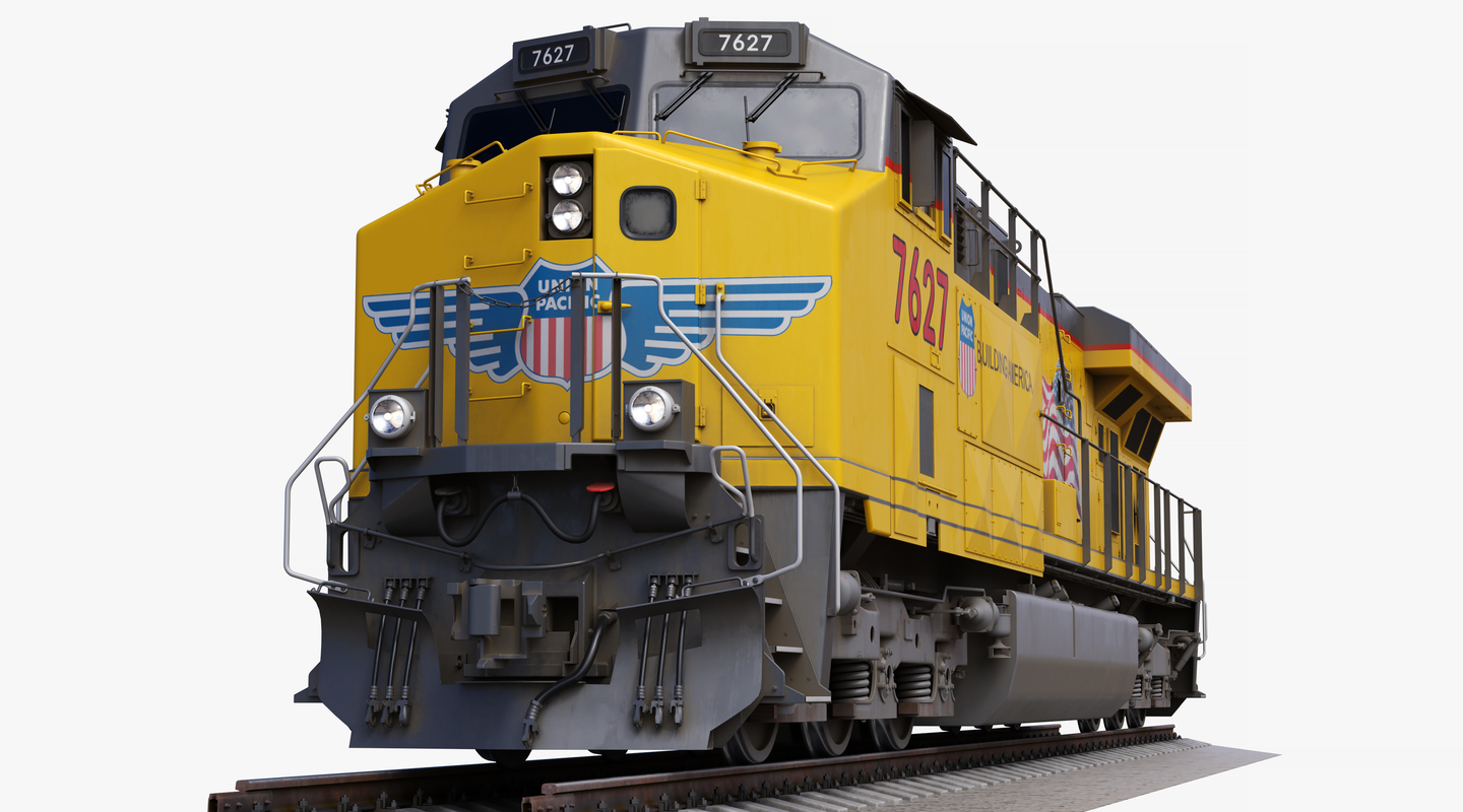 Locomotive ge es44ac union pacific 3D model - TurboSquid 1423025