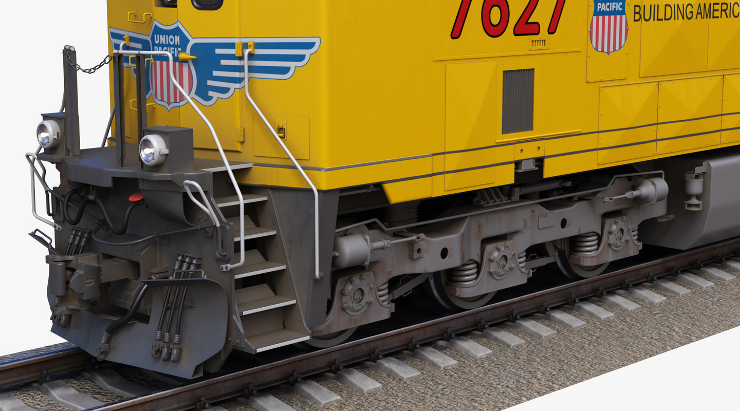 Locomotive ge es44ac union pacific 3D model - TurboSquid 1423025