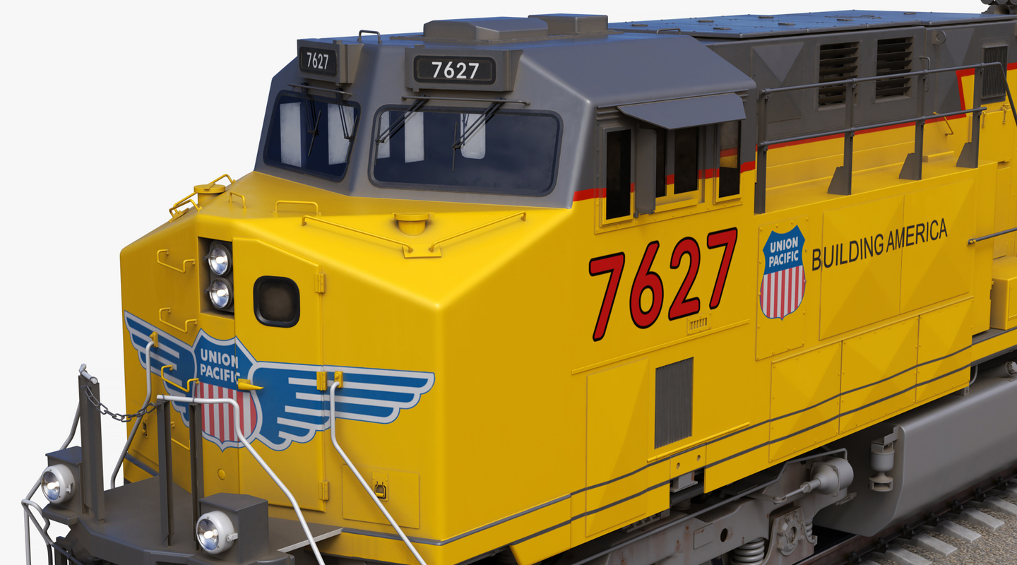 Locomotive ge es44ac union pacific 3D model - TurboSquid 1423025
