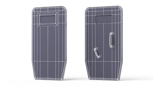 Riot shield 3D model - TurboSquid 1423091