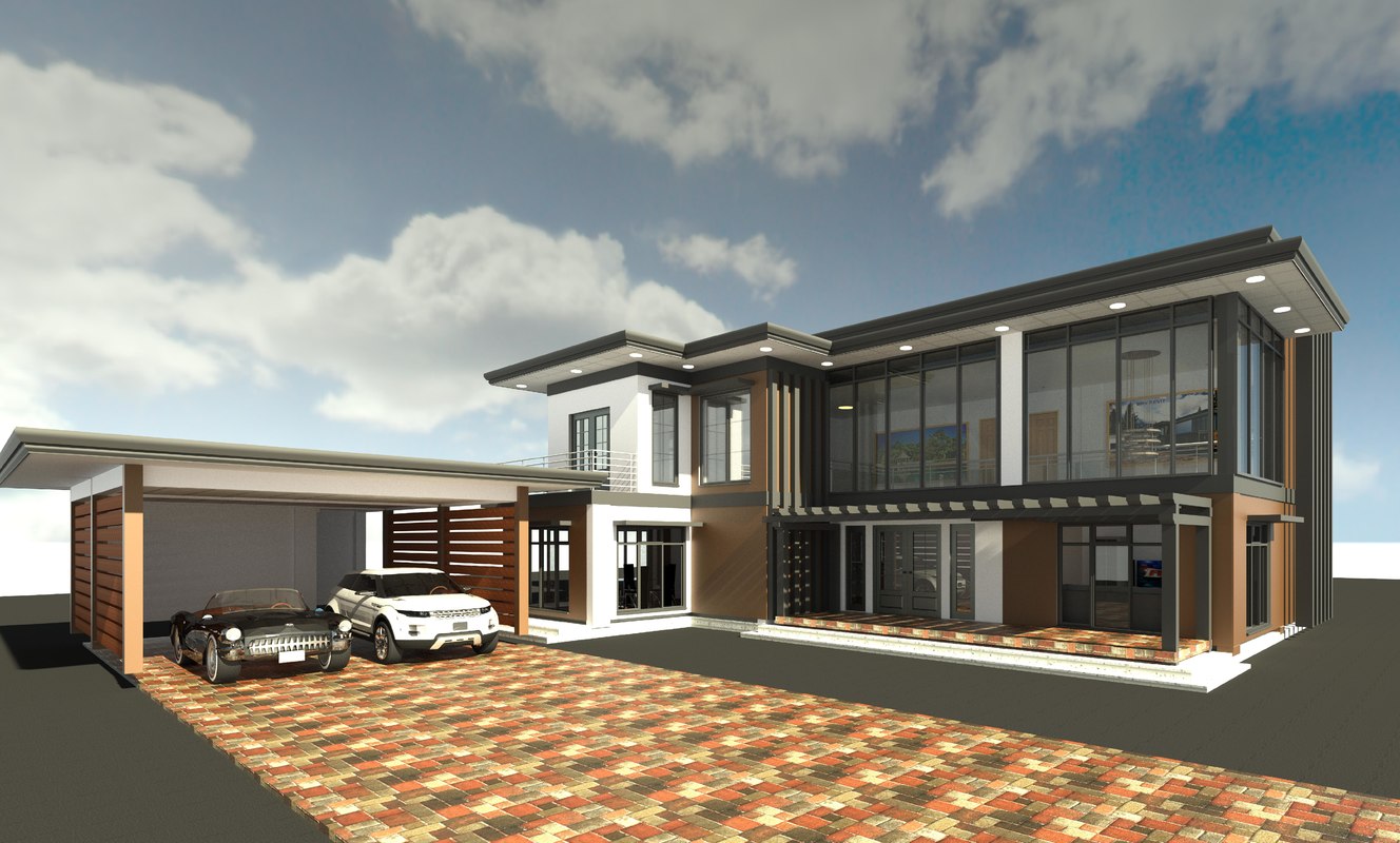 Storey residence 3D model - TurboSquid 1423178