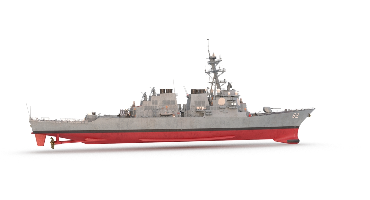3D uss fitzgerald ddg model - TurboSquid 1423243