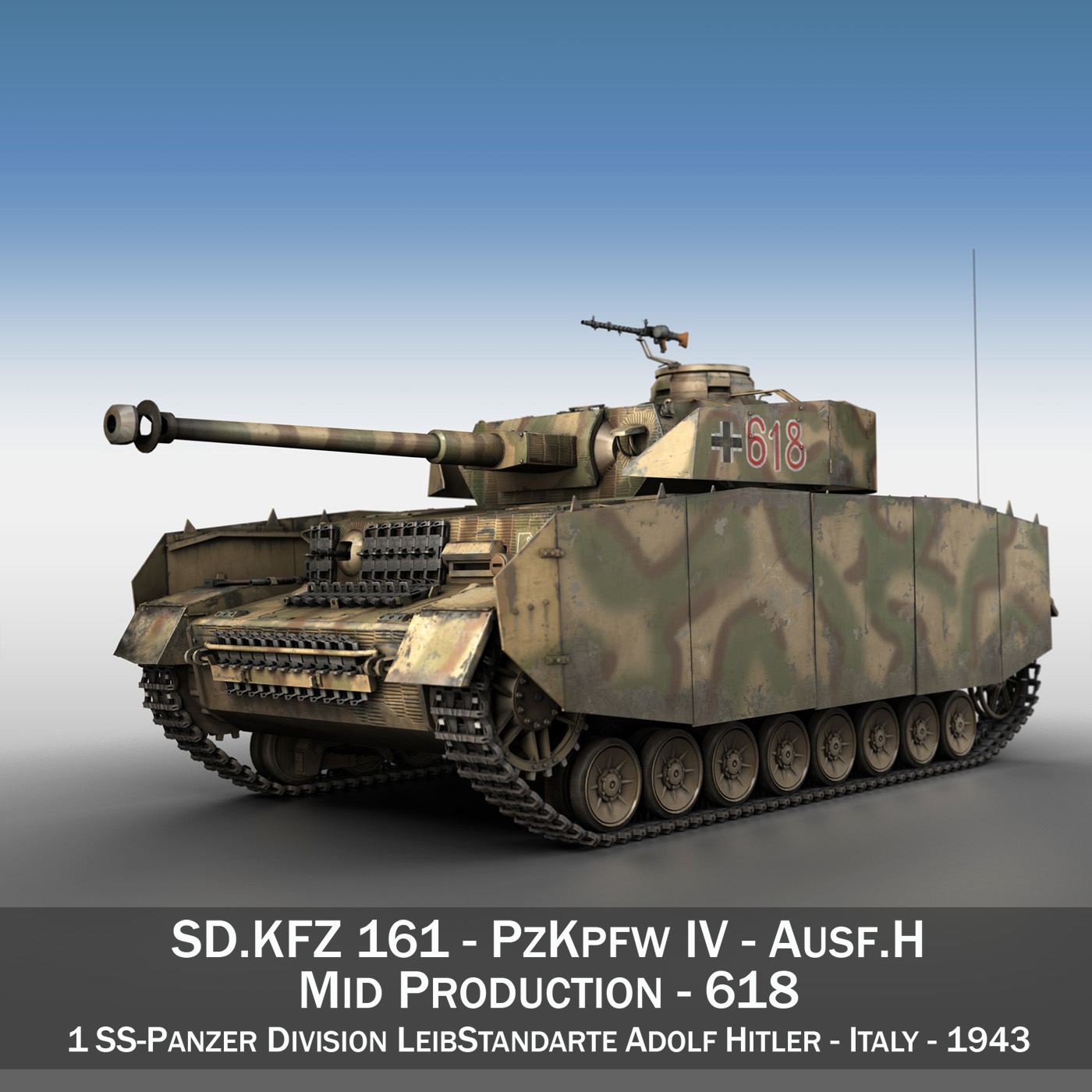 German panzer 4 ausf 3D model - TurboSquid 1423474
