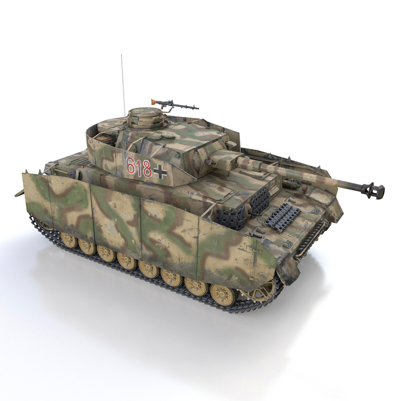 German panzer 4 ausf 3D model - TurboSquid 1423474