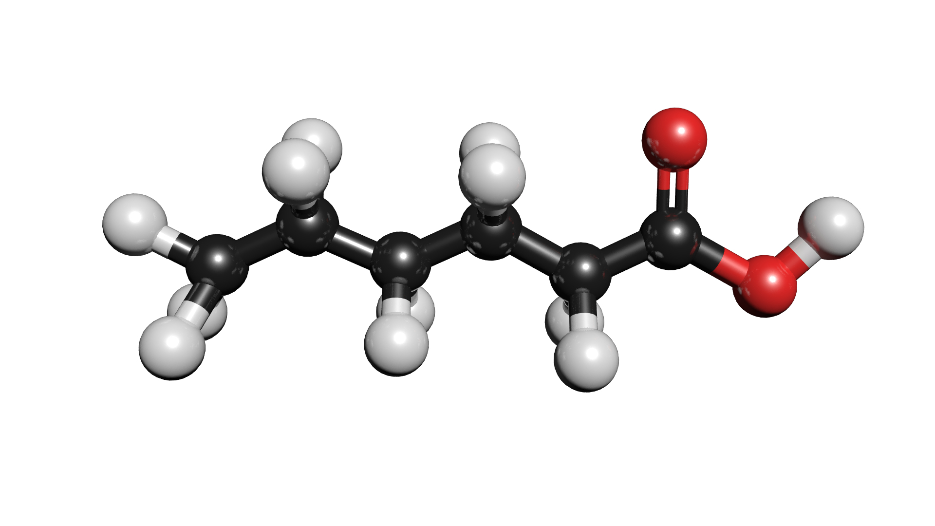 3D c6h12o2 caproic acid model - TurboSquid 1423490