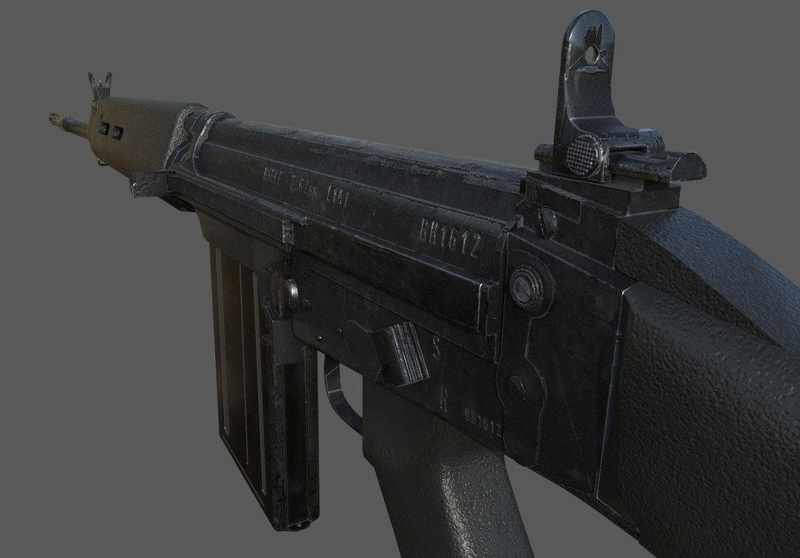 3D model l1a1 rifle slr - TurboSquid 1423631