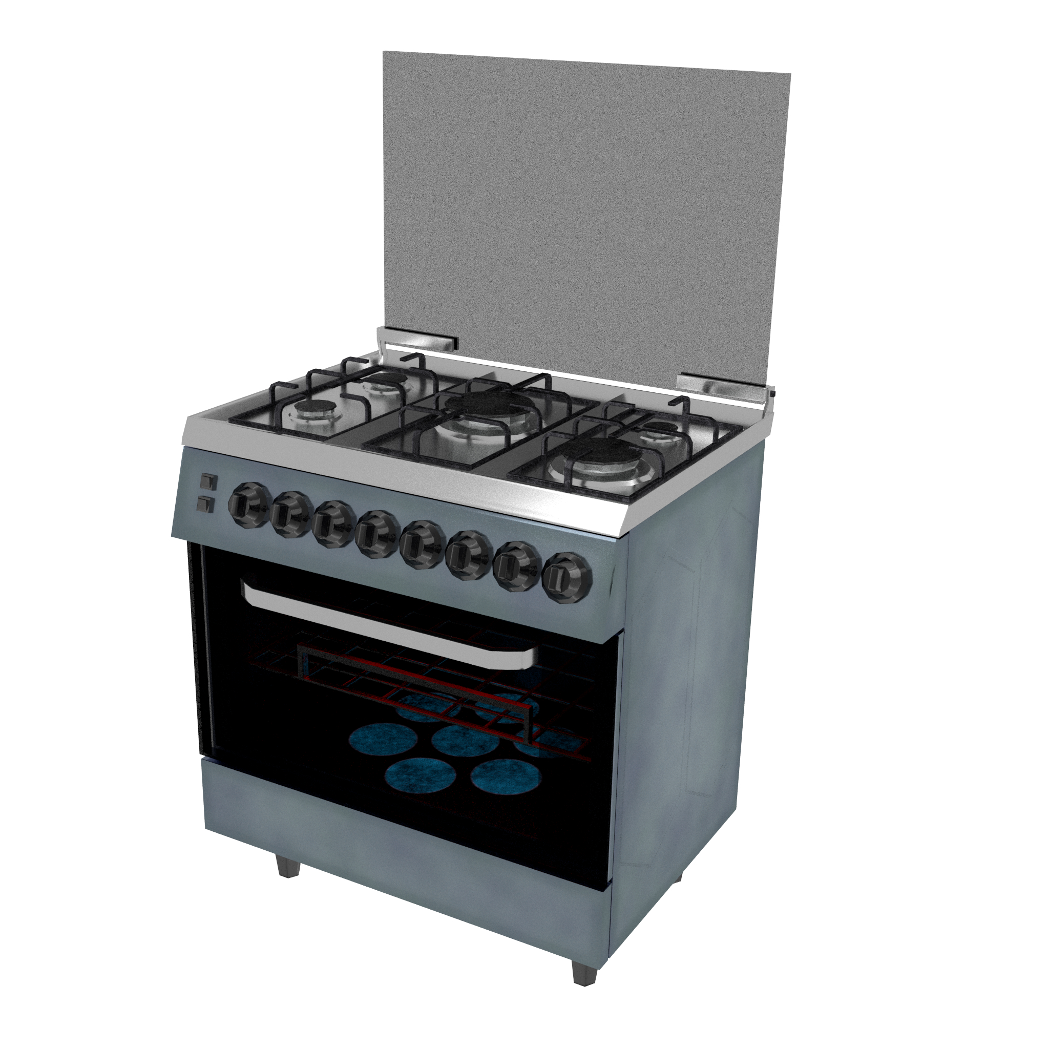 Stylized kitchen stove 3D model - TurboSquid 1423647